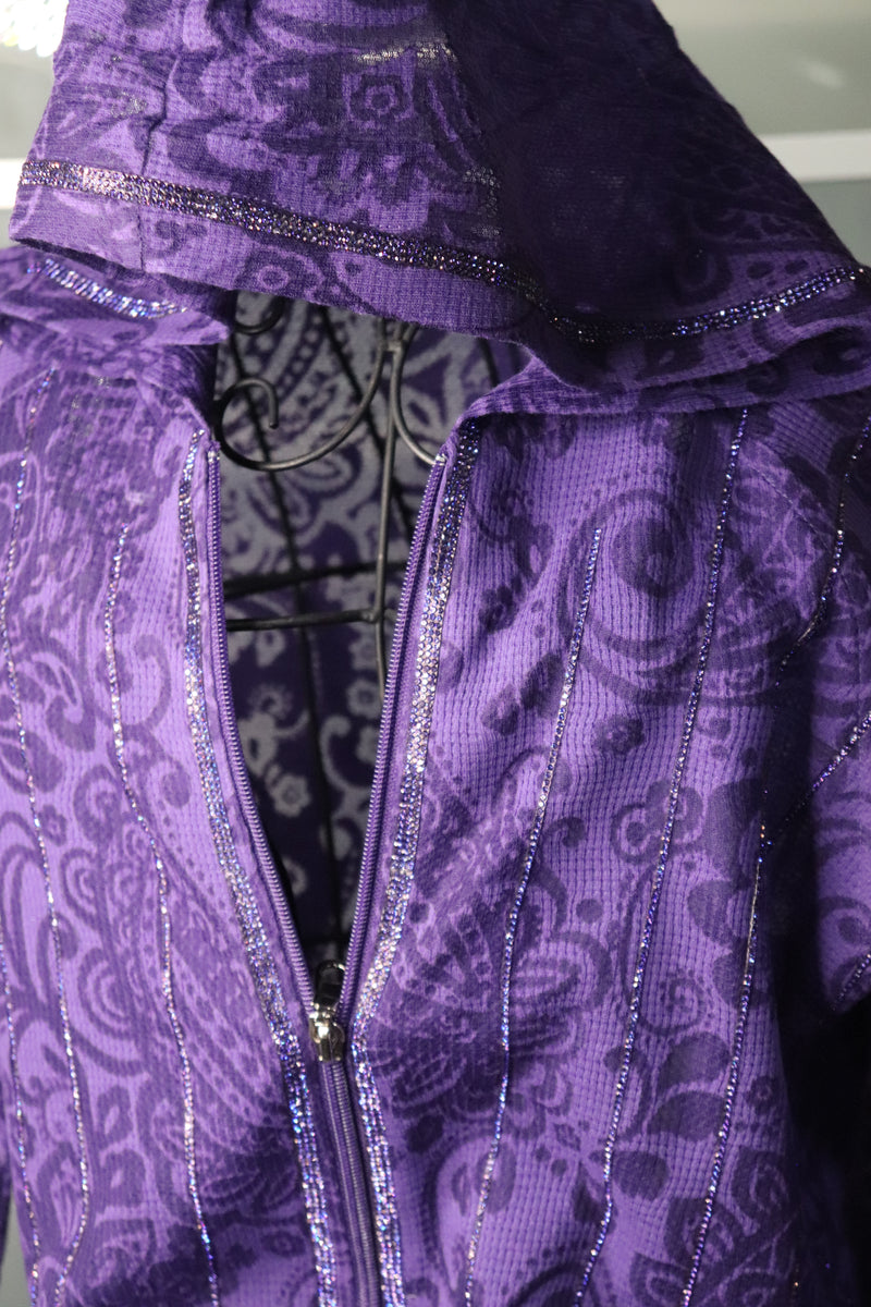 Purple Dripping Light Fitted Hoodie – www.malanalove.com